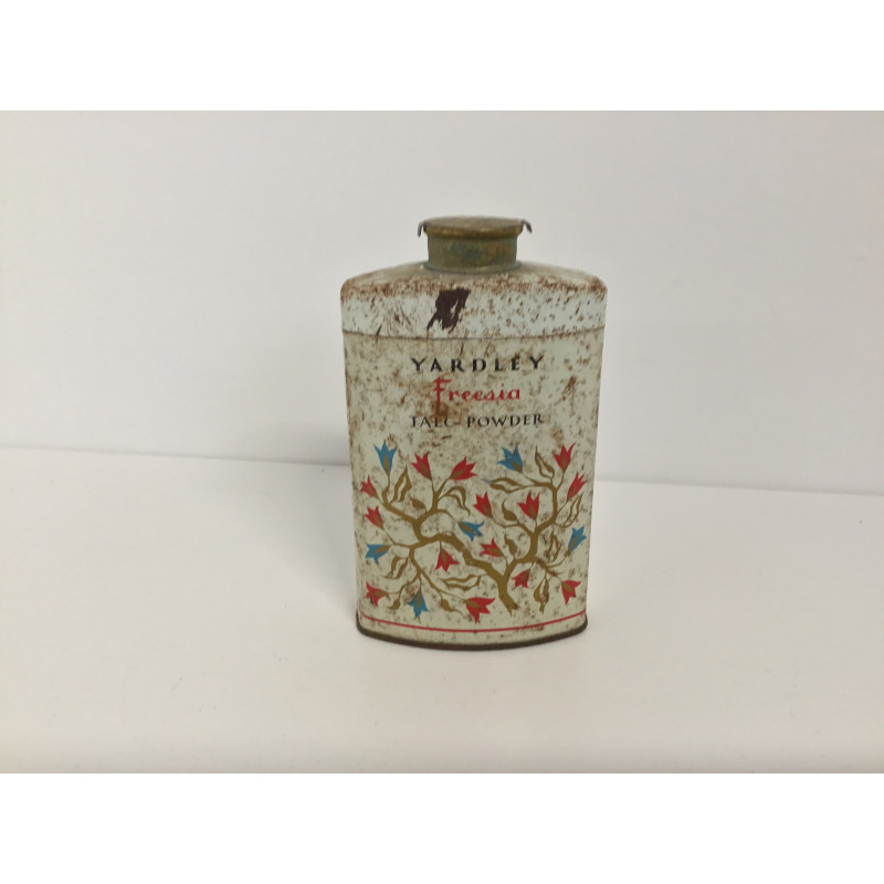 Yardley Freesia Talc Powder dåse fra England